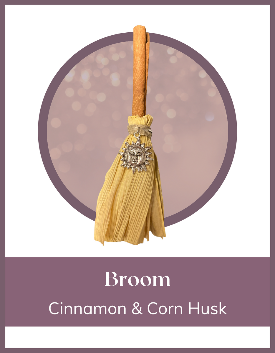 Home - Cinnamon and Corn Husk Broom – Asherah's Garden